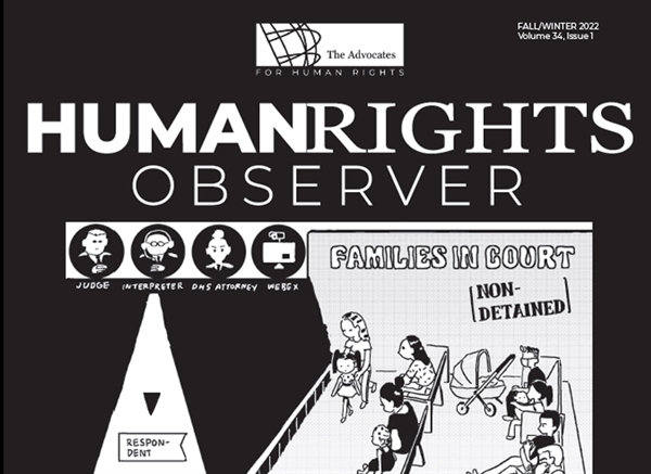 Human Rights Observer, volume 34, issue 1 (2022) - The Advocates for ...