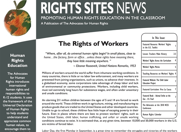 Rights Sites News: The Rights of Workers - The Advocates for Human Rights