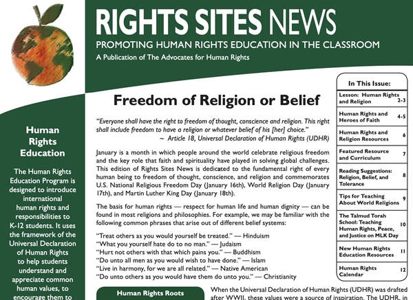 Rights Sites News: Freedom of Religion or Belief - The Advocates for ...