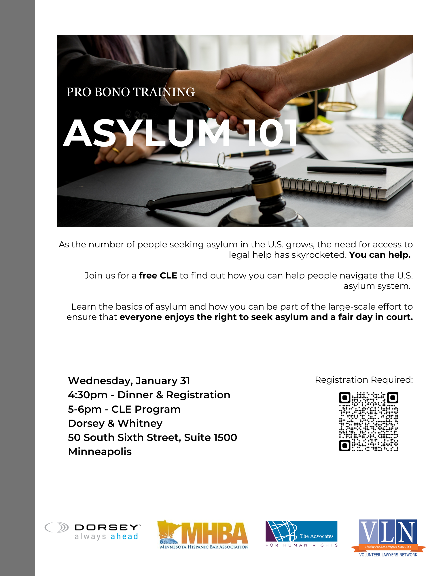 Pro Bono Training: Asylum 101 - The Advocates for Human Rights